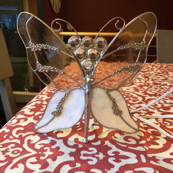 Other | Beautiful Vintage Butterfly Lamp | Poshmark